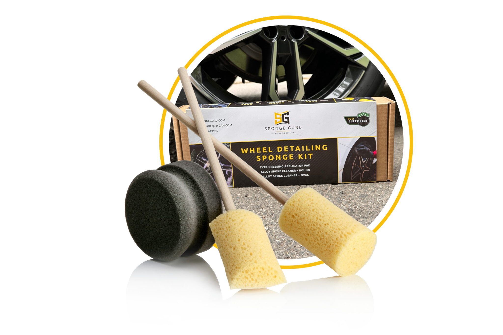 Wheel Detailing Sponge Kit – Sponge Guru